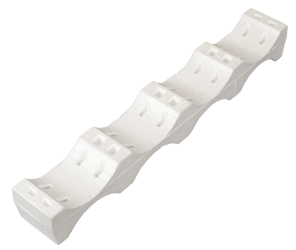 Foam Roll Cradles for Shipping Sensitive Products